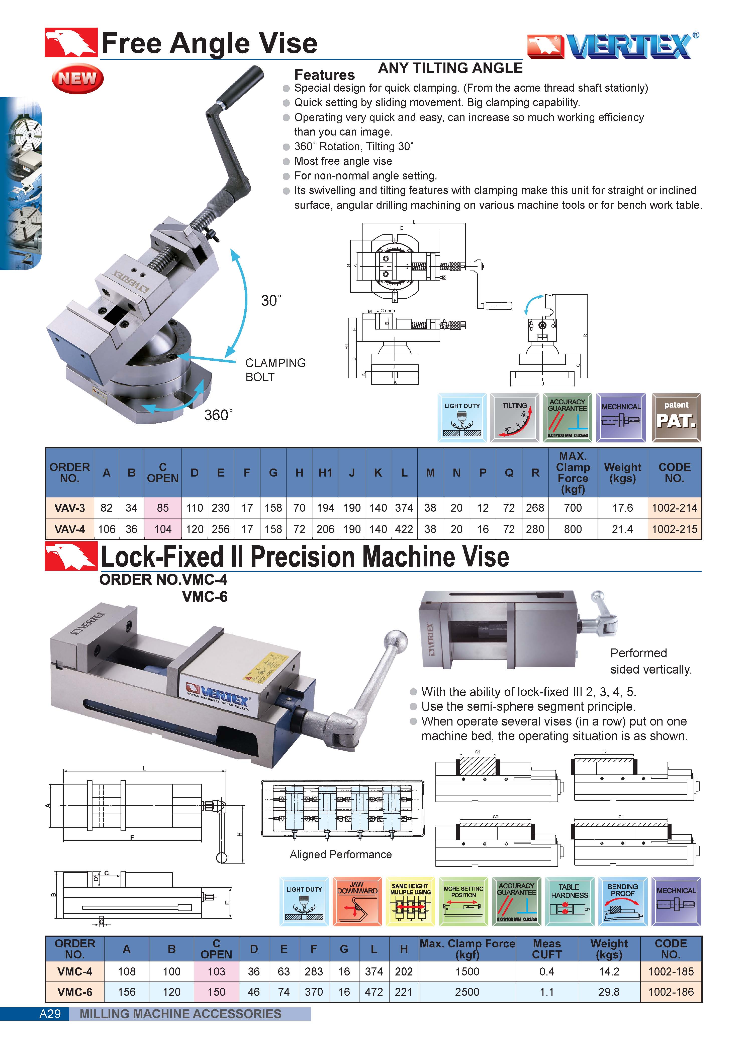 08) Vertex 100mm Precision Machine Vice