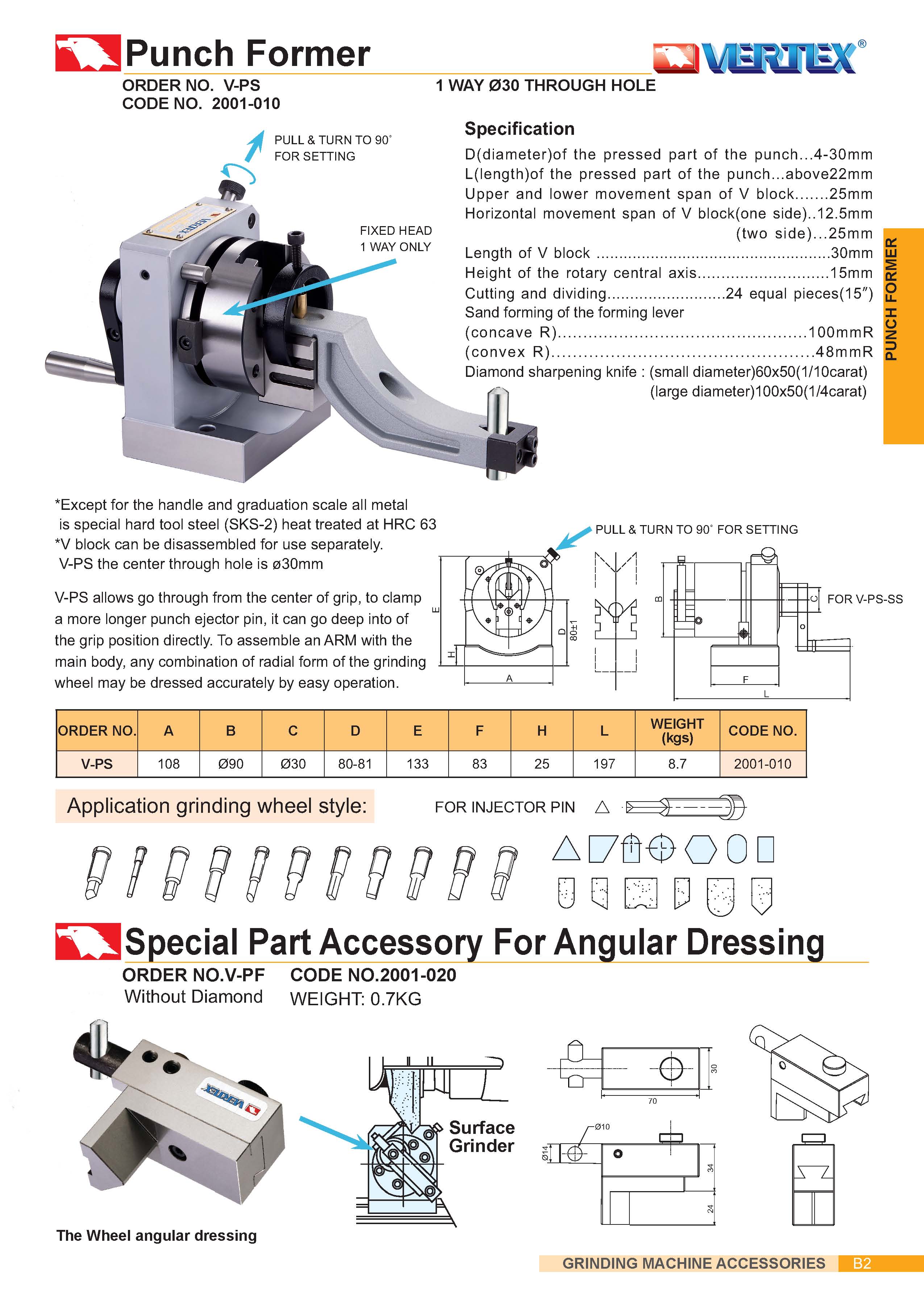 Vertex Punch Former 350