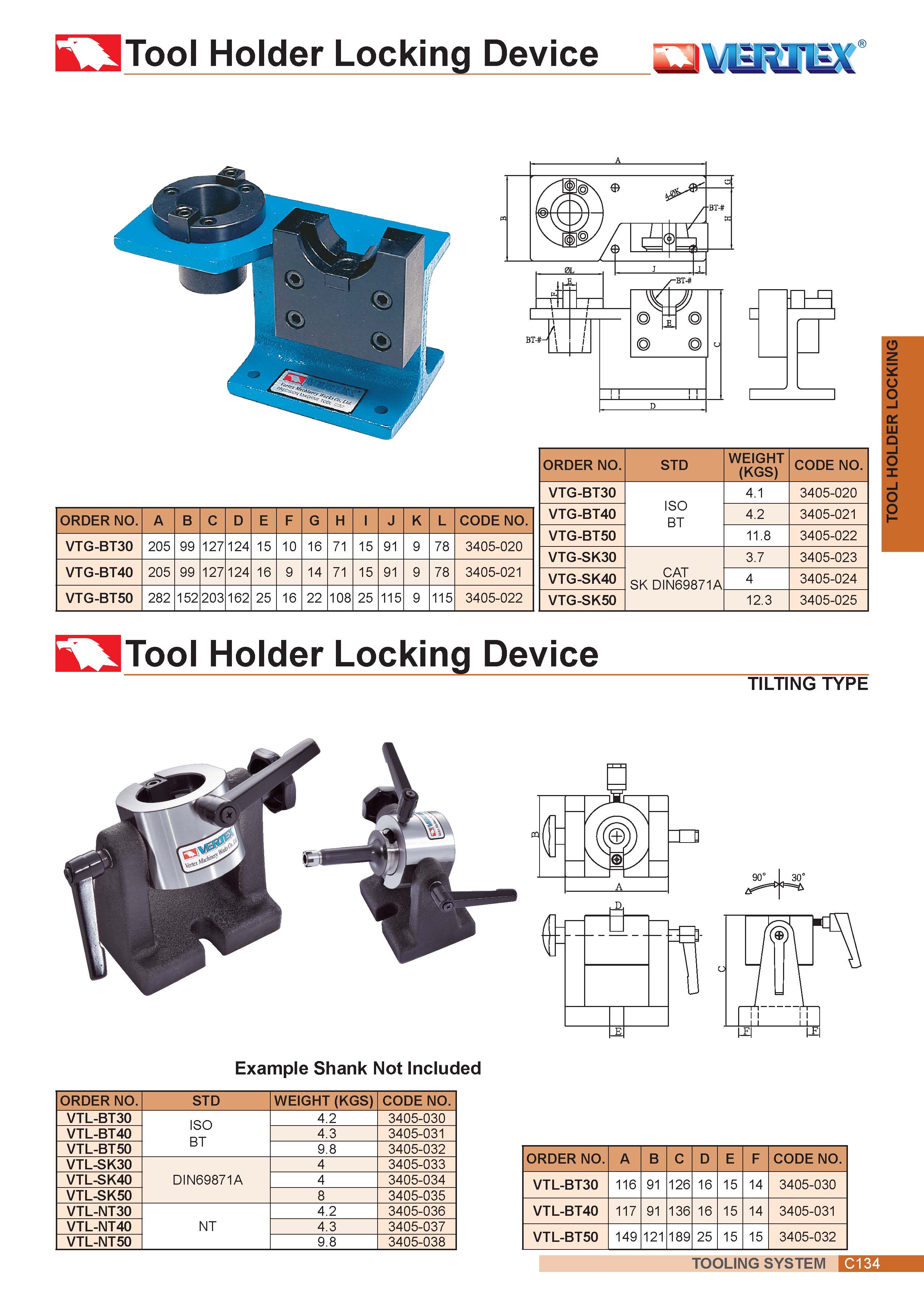 BT40 Tool Setting Fixture